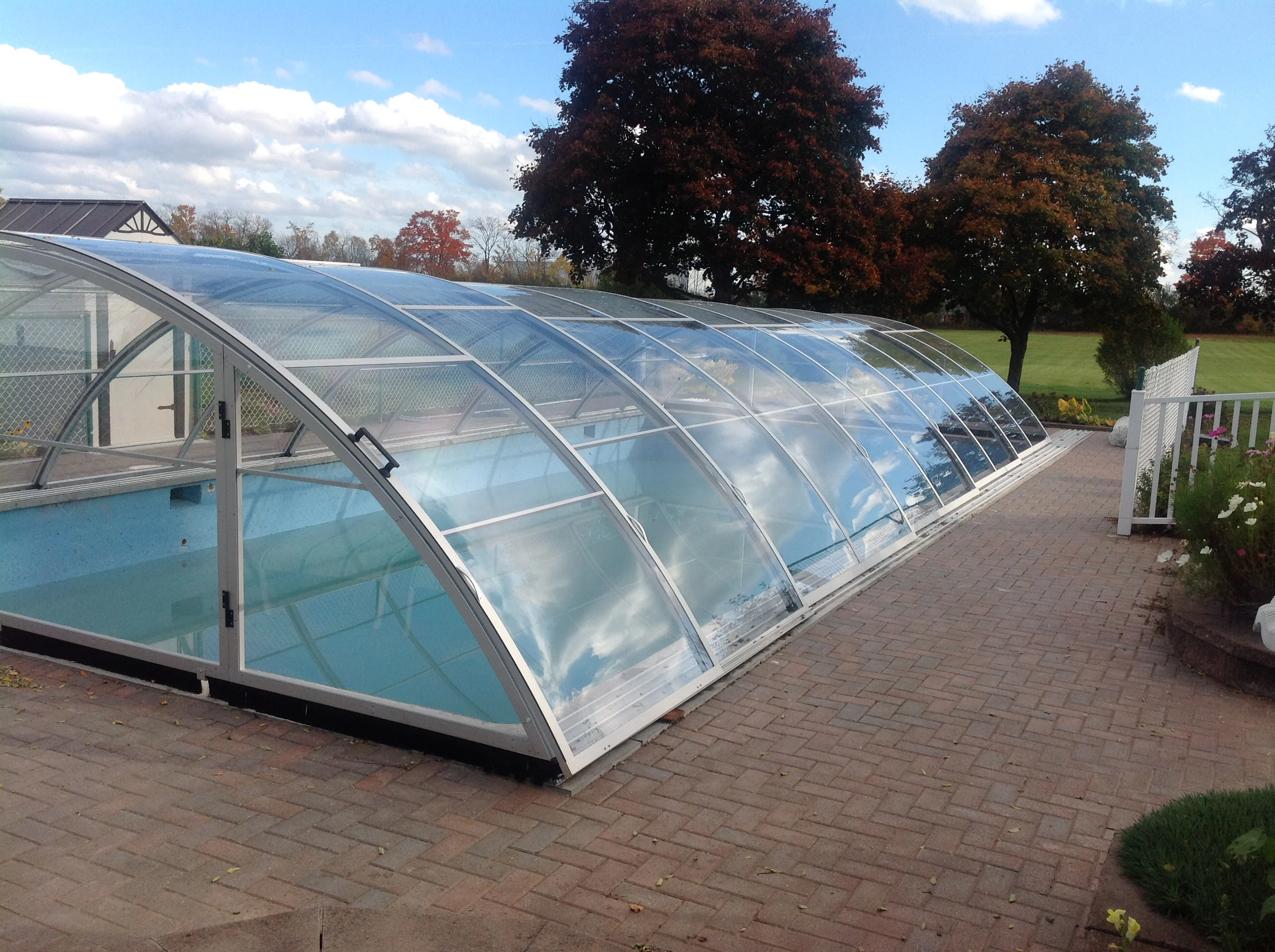 Polycarbonate Swimming Pool Covers - Retractable & Durable