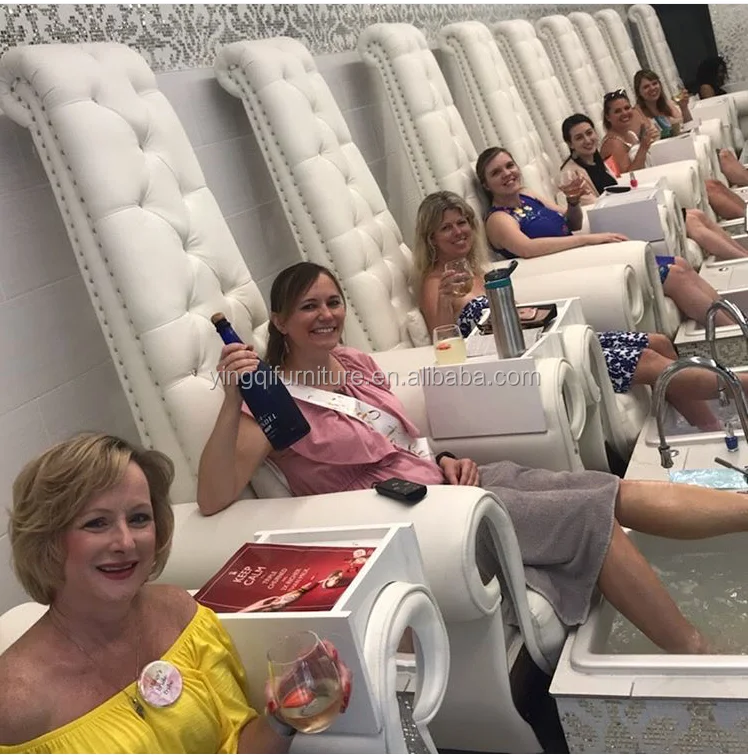 Luxury White Spa Pedicure Chair With Sink| Alibaba.com