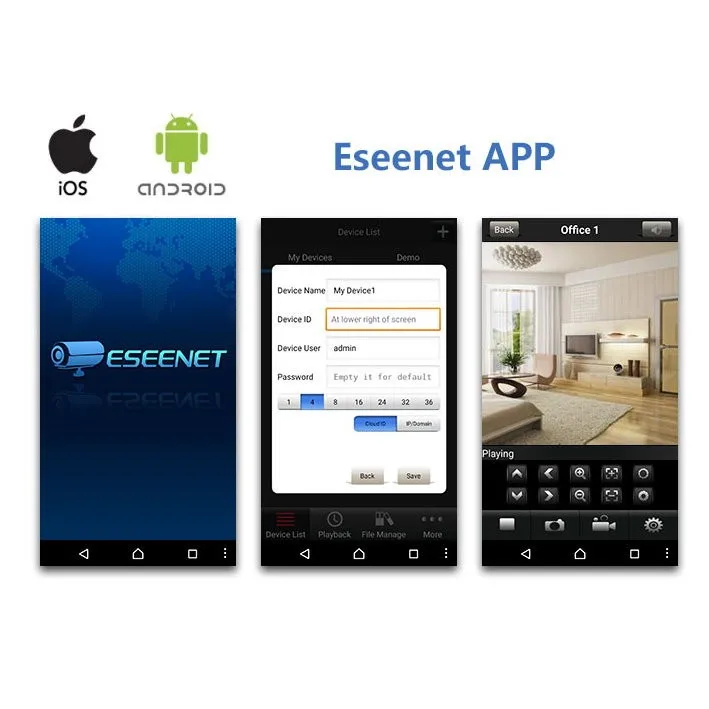 Eseecloud Wireless Receiver 10CH WIFI NVR Recorder - 5MP