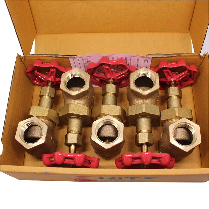 Japan Kitz Origin Pn20 Cast Bronze Globe Valve For Water Oil - Buy G ...