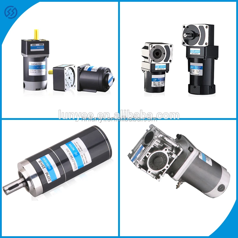 High Torque Electric DC Motor 24 Volt - 250W Gear Motor