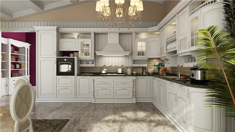 Custom Ready to Assemble Italian Design L Shape Kitchen Cabinets