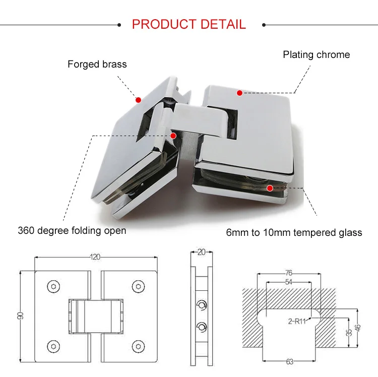 360 Degree Folding Door Hinge - Durable & Stylish Solutions