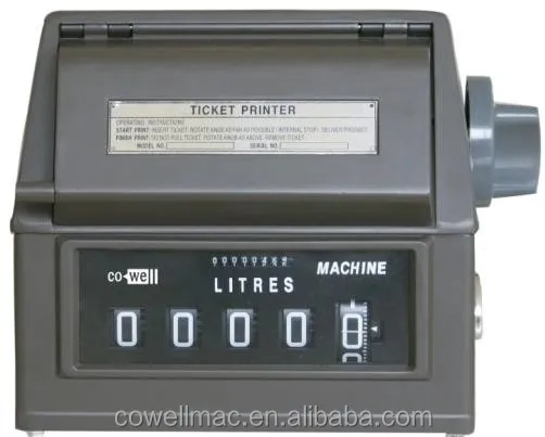 Fuel Flow Meter Counter Register with Ticket Printer| Alibaba.com