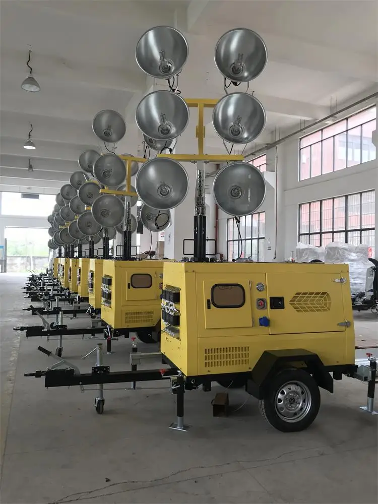 20kw 10M Telescopic Mast Diesel Generator for Mining Lighting