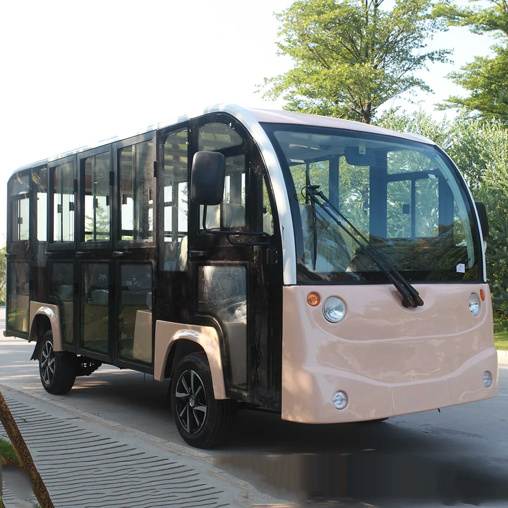Modern electric tour shuttle bus sightseeing car with CE certification ...