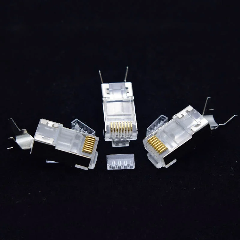 High Quality CAT7 FTP Modular Plug Easy RJ45 Connector 8P8C Dovetail ...