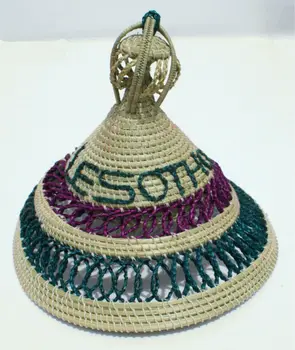 Mokorotlo Lesotho Straw Hat Traditional Sotho Clothing Ethnic South ...