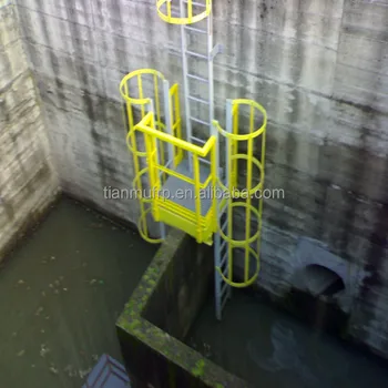 Frp Pultrusion Profiles Cage Ladders For Chemical Factory - Buy Frp ...