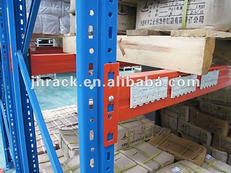Electricity Industry Galvanized Pallet Rack Heavy Duty Uprights ...
