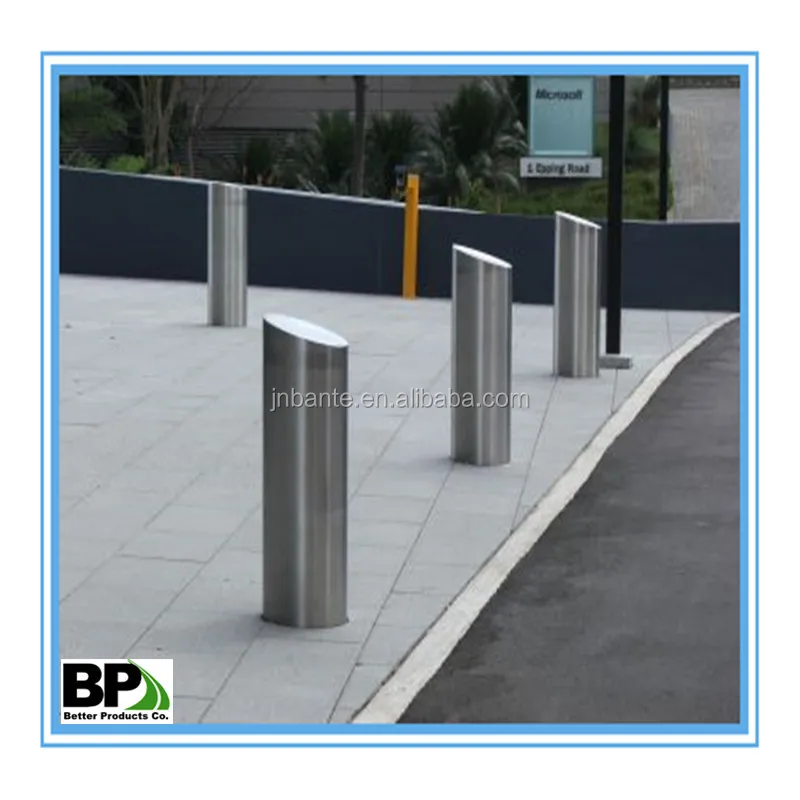 U Shaped Pipe Bollards Retractable and Removal Bollards Steel Bollards ...