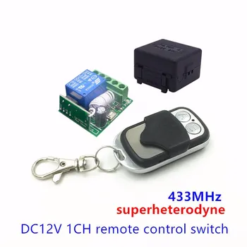 433mhz Universal Wireless Remote Control Switch Dc12v 10a 1ch Relay ...