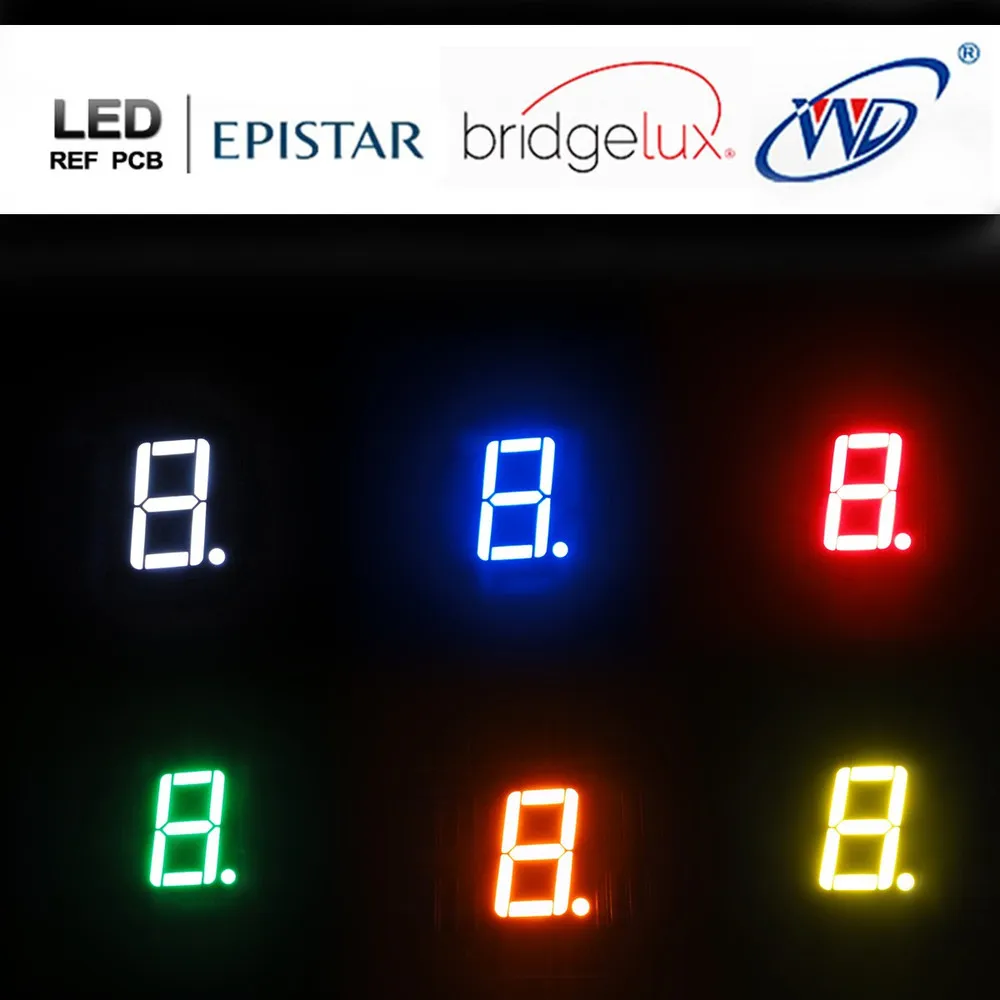 5161bs 1 Digit 7 Segment LED Display - Red, 0.56 Inch