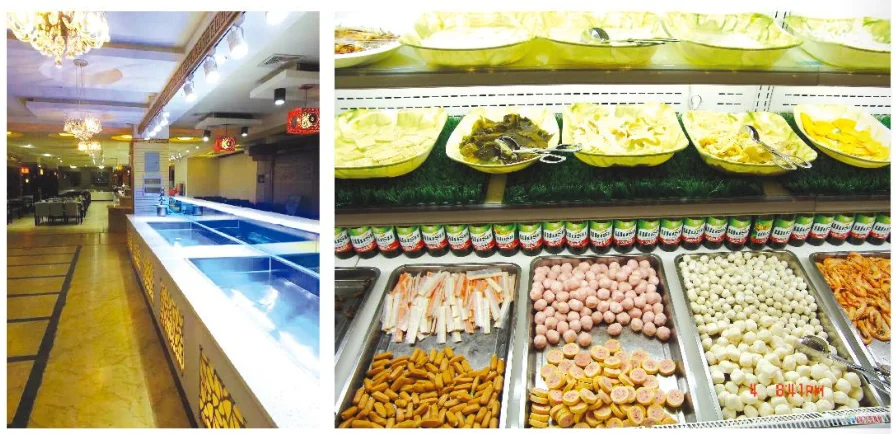 Supermarket Frozen Display Stand - Chilled Seafood Counter