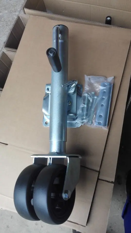 1500 Lb Trailer Jack Jockey Wheel Side Mount Swivel Jockey Wheel