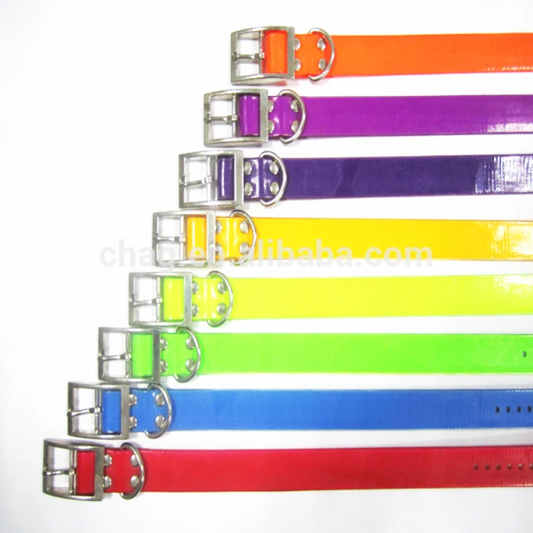 Plush Polyurethane Coated Nylon Webbing Dog Collar Decoration Cg Pet ...