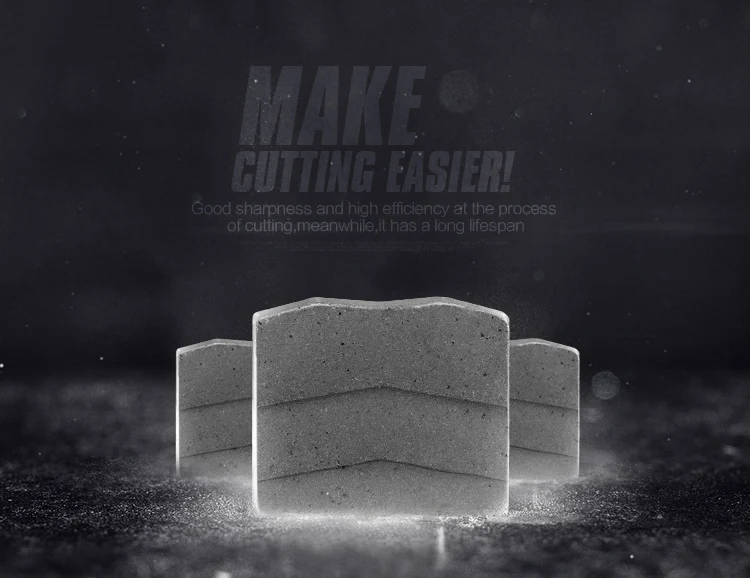 Diamond Segment for Granite Cutting - Couper Marbre Meuleuse