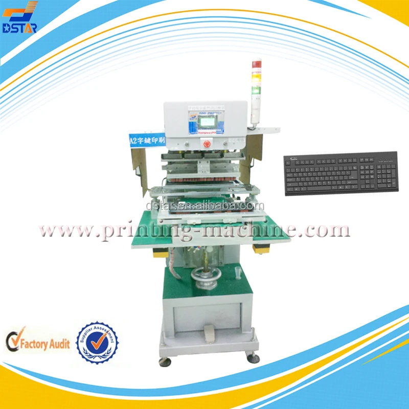 Arabic Keyboard Letters Single Color Pad Printing Machine With High ...