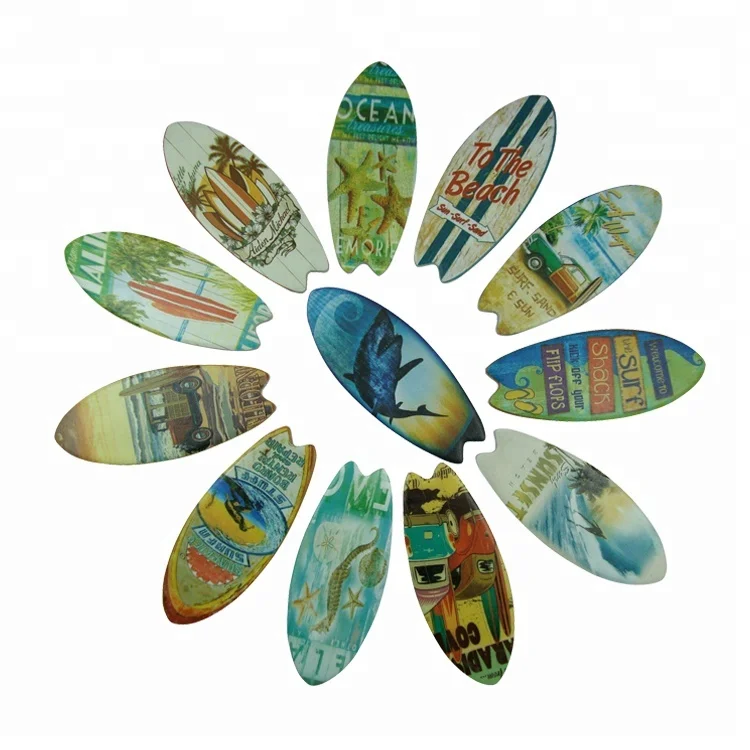 Island tourist custom fridge magnet surf board refrigerator souvenir ...