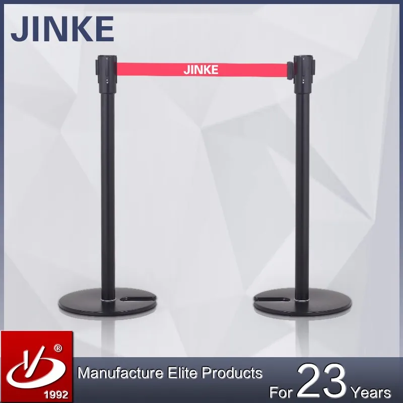 Bank Queue System Stanchion Post - Q up Stand Retractable Pole