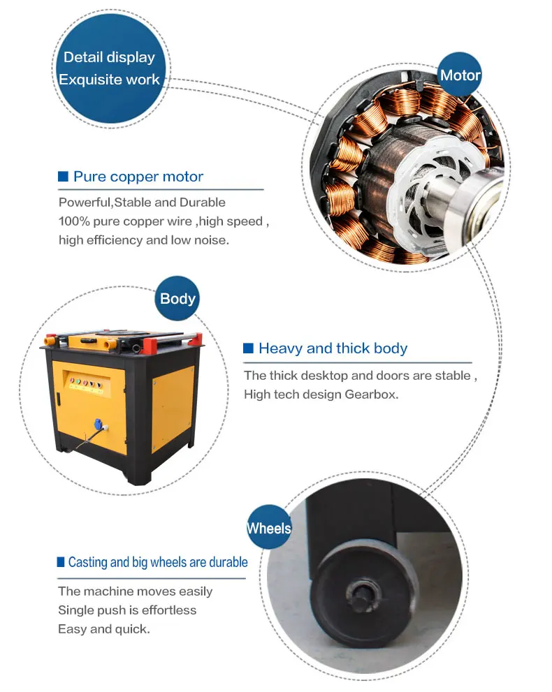 Mini Rebar Bending Machine Round Rebar Bending Machine For Composite ...