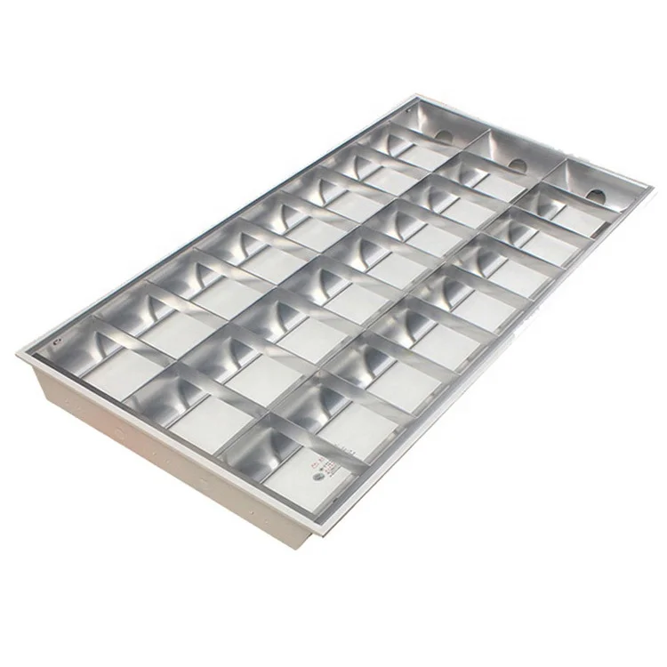 Alibaba.com: 4x18W T8 fluorescent grille lighting fixture, louver ...
