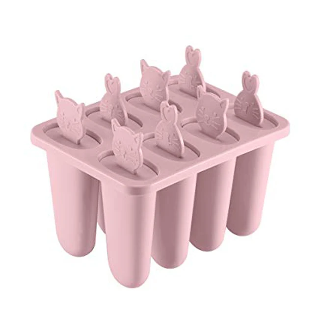 Reusable Easy Release Make Popsicle Molds 6 Pieces Diy Home Ice Cream ...