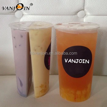 700ml Disposable Boba Tea Split Plastic Cup With Lid - Buy Split ...