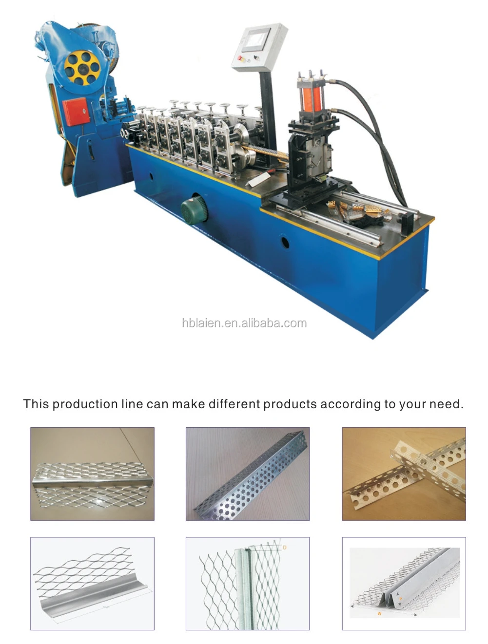 Expanded Sheet Metal Angle Bead Machine - Durable & Easy to Operate