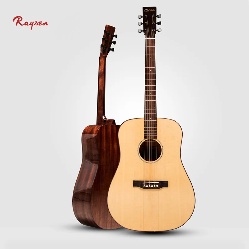 Shop Our Factory Recommend High Gloss Solid Wood Acoustic Guitars