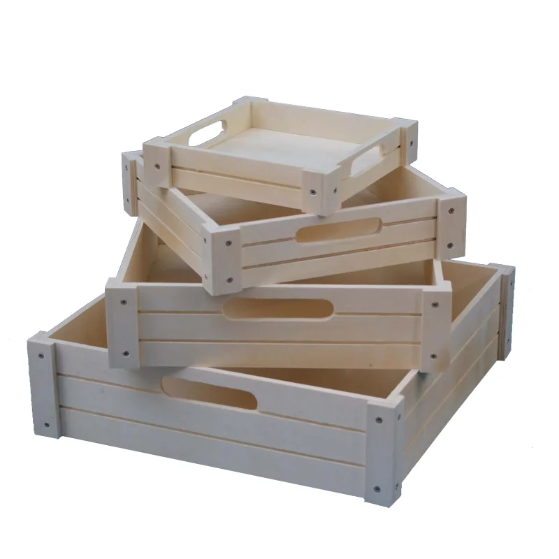 Vintage Houten Kratten Groothandel Goedkope Houten Fruit/wijn/groente ...