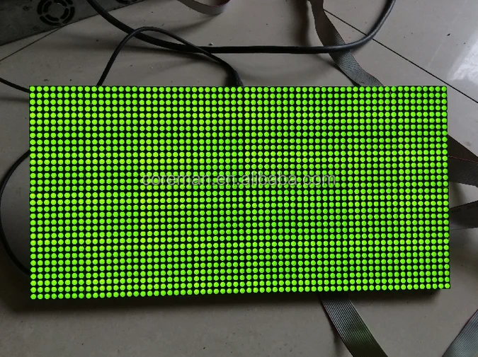 Free Sample Smd Dip P10 Single Color Led Module 8x8 64x16 32x16 64x32 ...