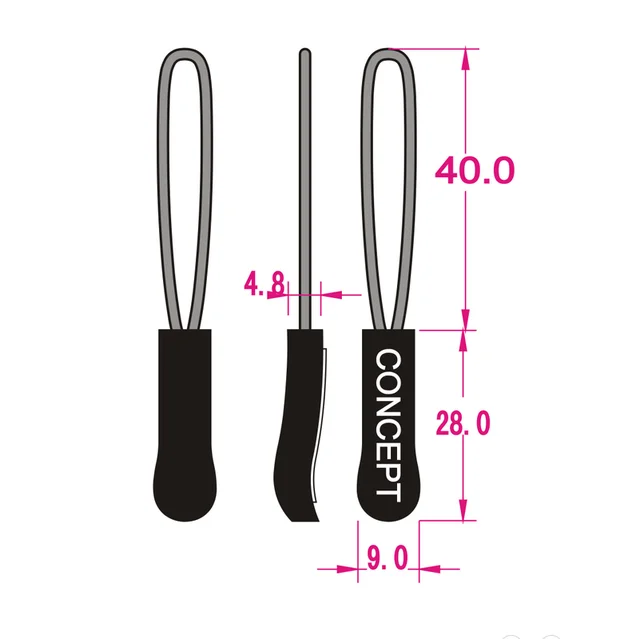 Dongguan Beijia Silicone Products Co., Ltd. - Garment Label, Rubber Zip ...