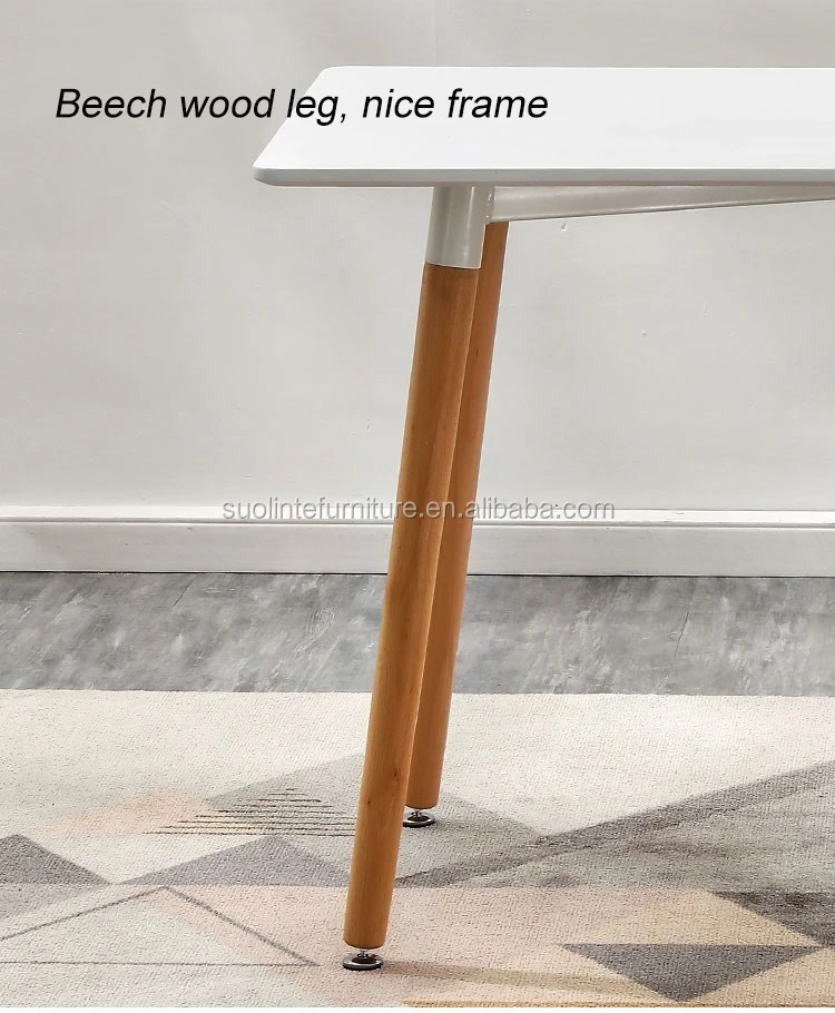 Mdf Dinning Room Furniture White Black Oak Modern Dinning Table Set ...