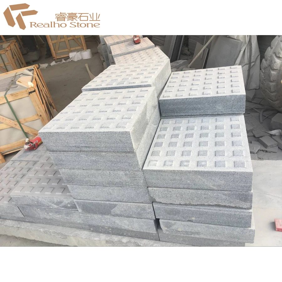Sawn Cut Finish Grey Granite Tactile Indicators Tiles For Flooring ...