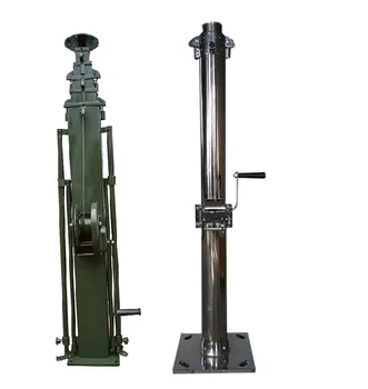 Wind Load 130km/h Steel 6m To 20m Led Lights And Antenna Portable ...