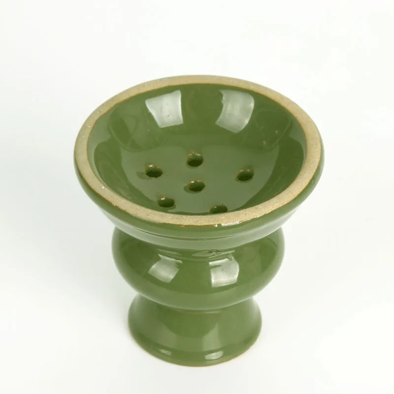 Portable Glazed Clay Hookah Bowl Ceramic Porcelain Clay Hookah Shisha ...