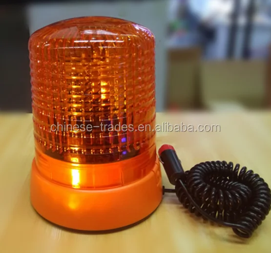 Traffic Truck Yellow Halogen Revolving Lamp H1 Emergency Rotating Light ...