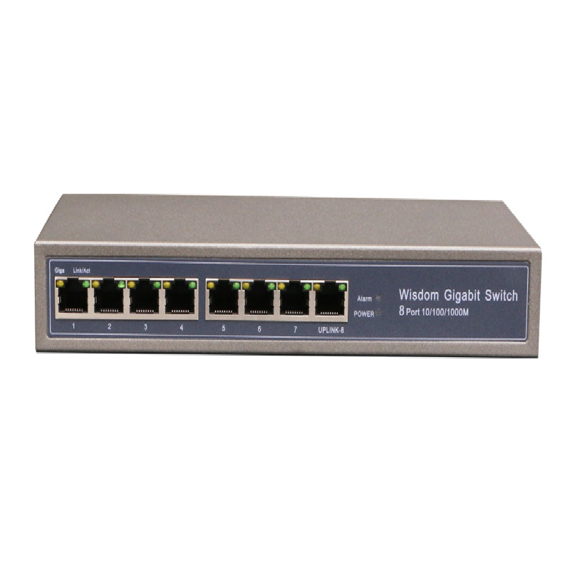 Oem Dc Out 12v 8 Port 10/100/100mbps Gigabit Vlan Switch Reverse Poe ...