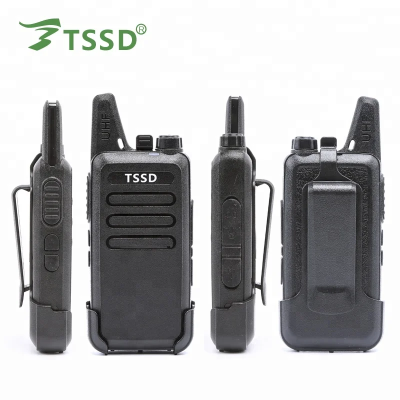 Mini UHF Pocket Long Range Walkie Talkie TS-380W - 5W, 12 Hours Battery ...