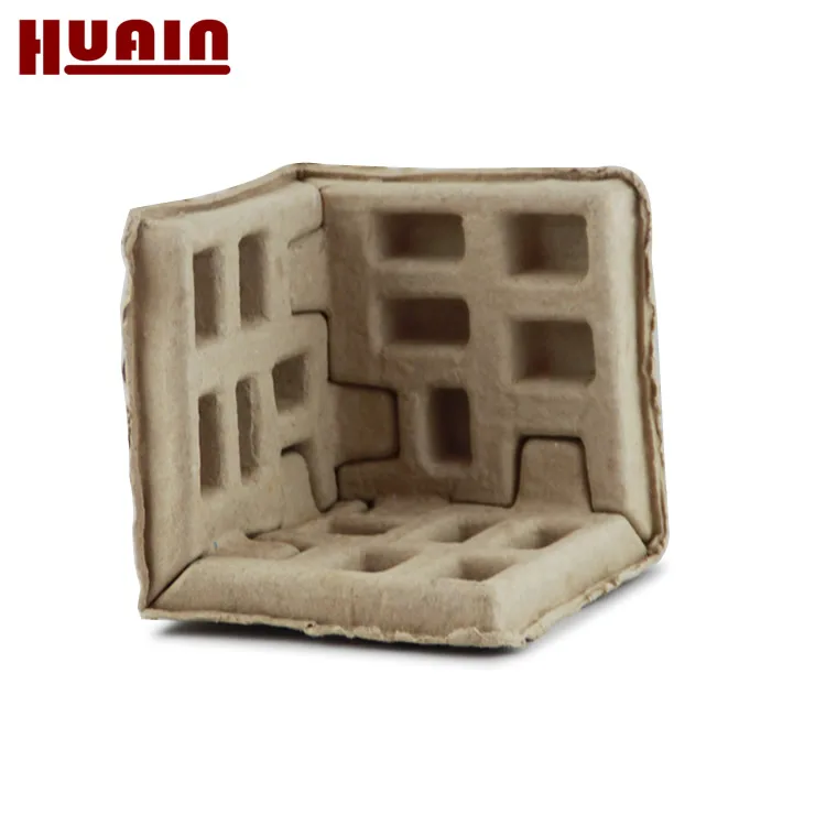 Biodegradable Molded Paper Pulp Corner Protectors Recycled Paper ...