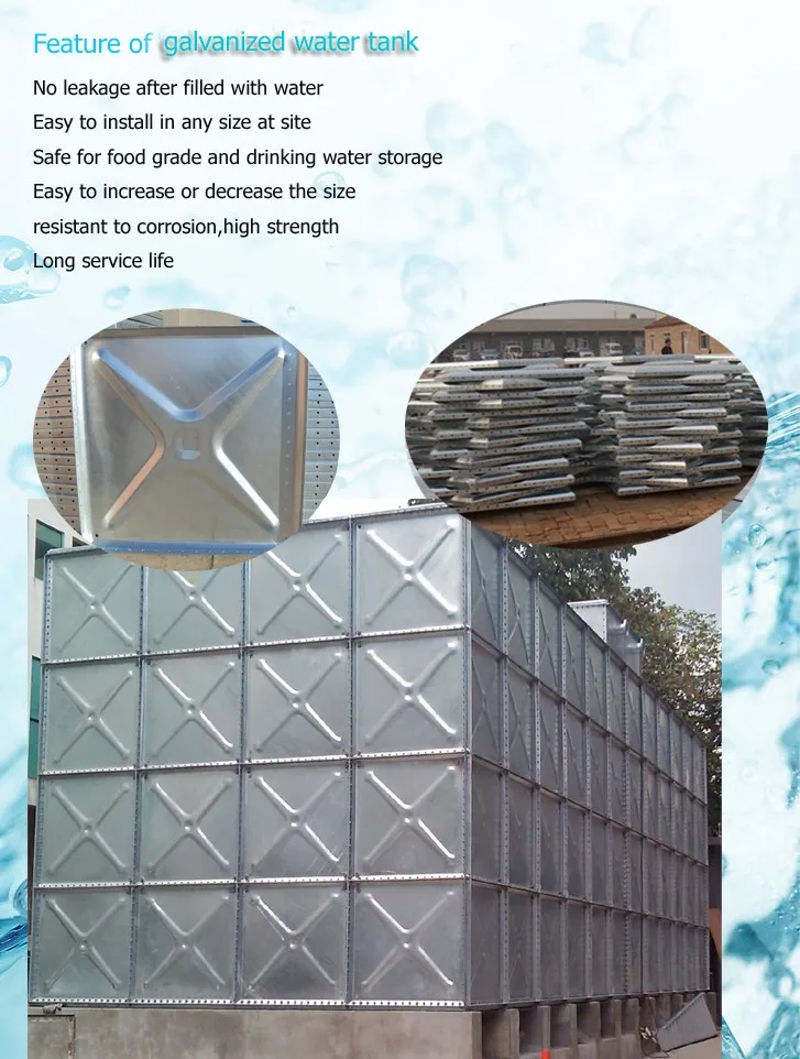 50M3 Galvanized Steel Water Tank - Durable & Efficient