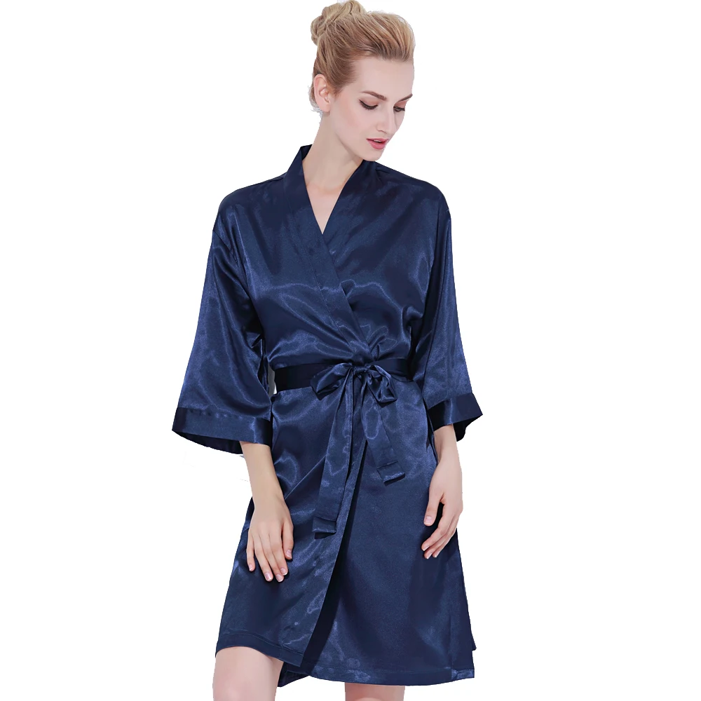 802 Sexy Temptation Woman Short Silk Bridesmaid Robes| Alibaba.com