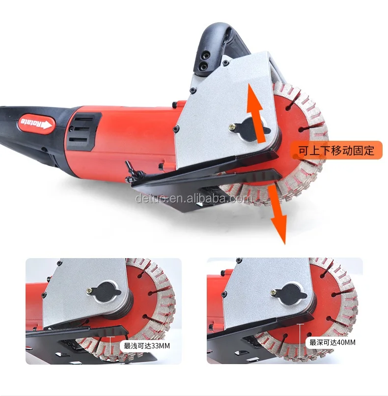 High Efficient 4500W-4800W Concrete Wall Grooving Machine Wall Chaser ...