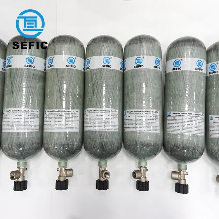 12L Oxygen Cylinder for Diving - High Quality Carbon Fiber