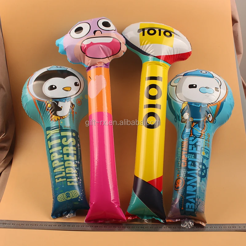 EN71 Custom Inflatable Clapper Sticks Cheering Balloon Thunder ...
