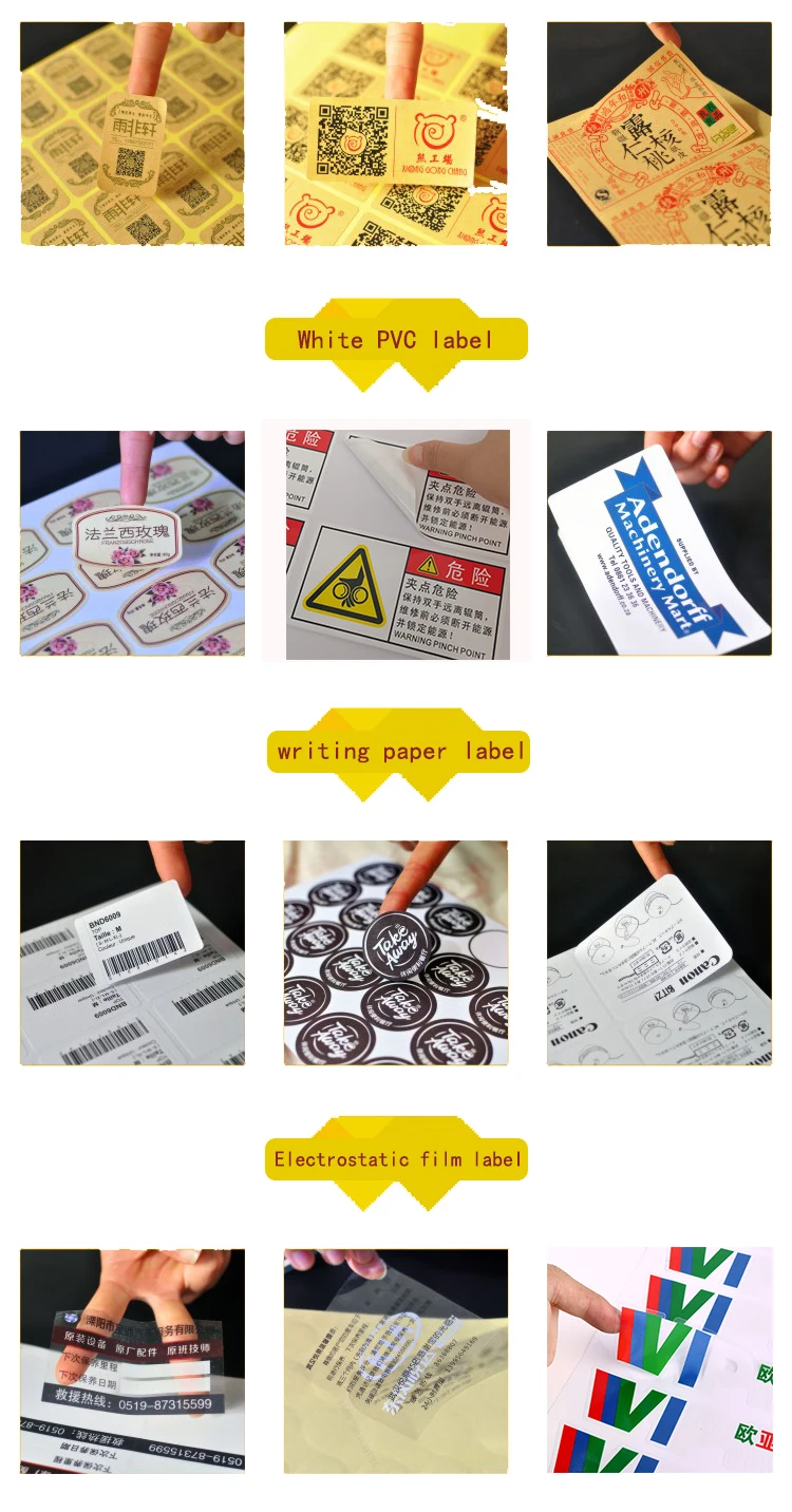 Custom Waterproof Vinyl Stickers for Supermarkets & Exhibitions