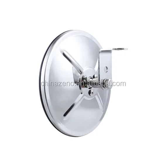 Universal Convex Side Mirror Stainless Steel 8.5" for Ken-worth
