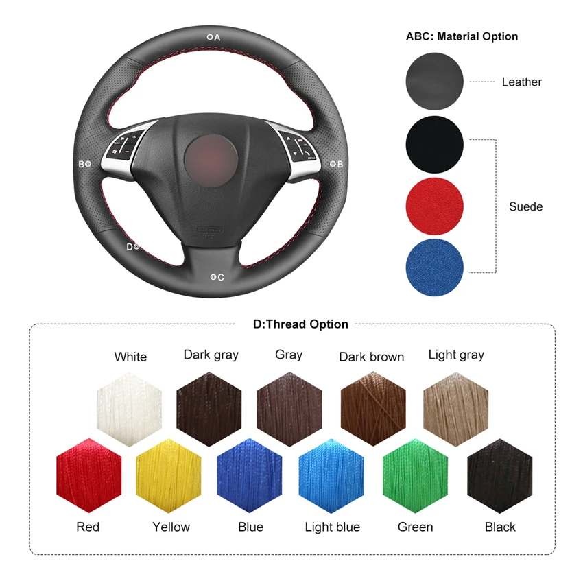 Fiat punto steering wheel cover store