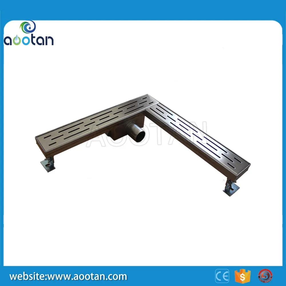 Custom Made Right Angle Shower Drain - Durable & Stylish